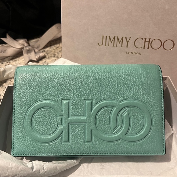 Jimmy Choo | Bags | Jimmy Choo Sonia Crossbody Bag Turquoise New ...